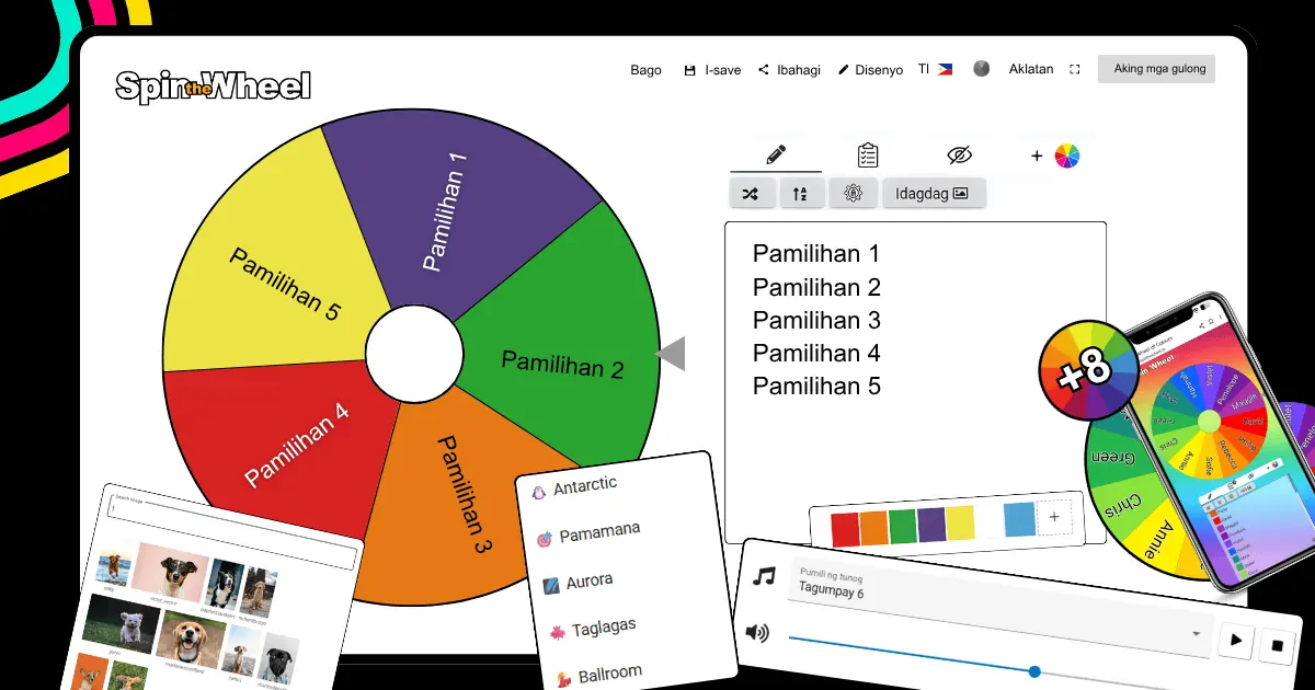 Spin the Wheel – free wheel spinner, randomizer wheel at online roleta